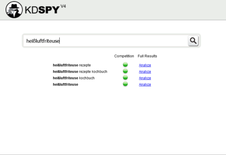 Erfahrungen mit KDSpy als Tool zur Nischenanalyse